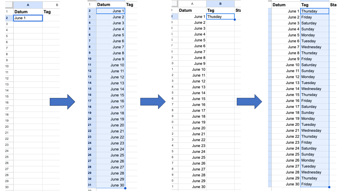 Automatically filling Excel Time sheets | by Dr.Pixel | Medium