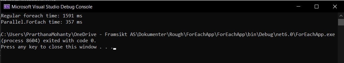 Unleashing Parallelism Exploring The Power Of Net 6 Parallelforeach By Prarthanam Medium