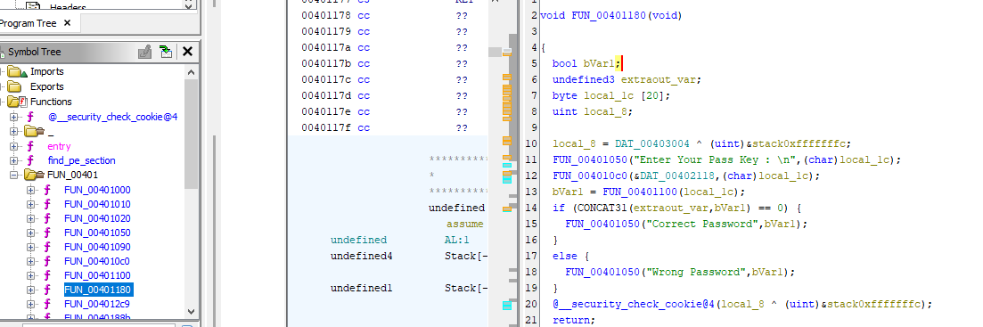 Find The Pass Ctf Reverse Engineering Find The Pass Ctf By Yamato