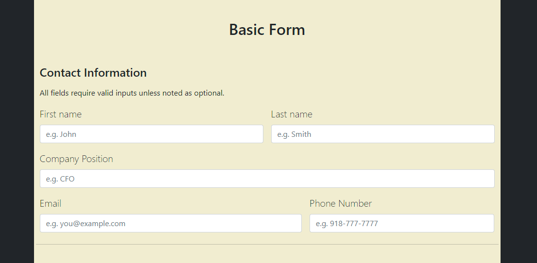 Basic Form. Build a basic web app using Express js… | by Jay Calhoun ...