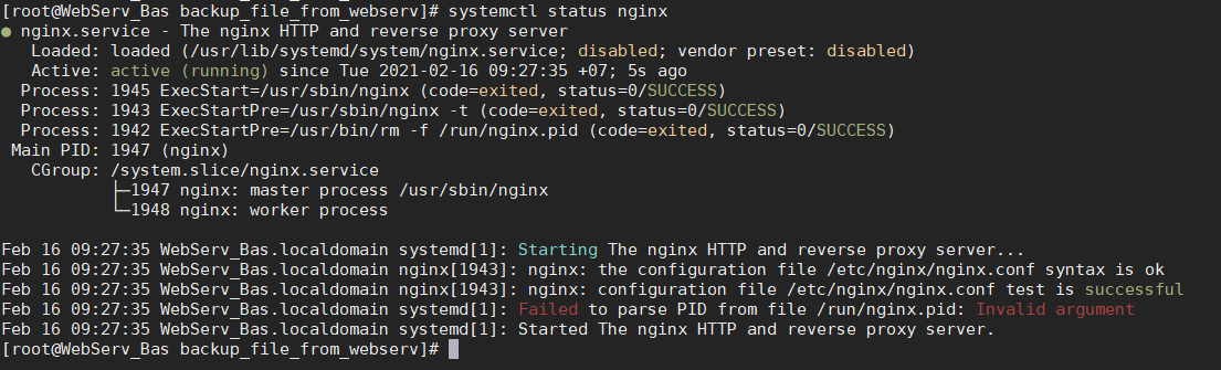 CentOS7 : Fix Nginx PID Error[1] - Taspon K. - Medium