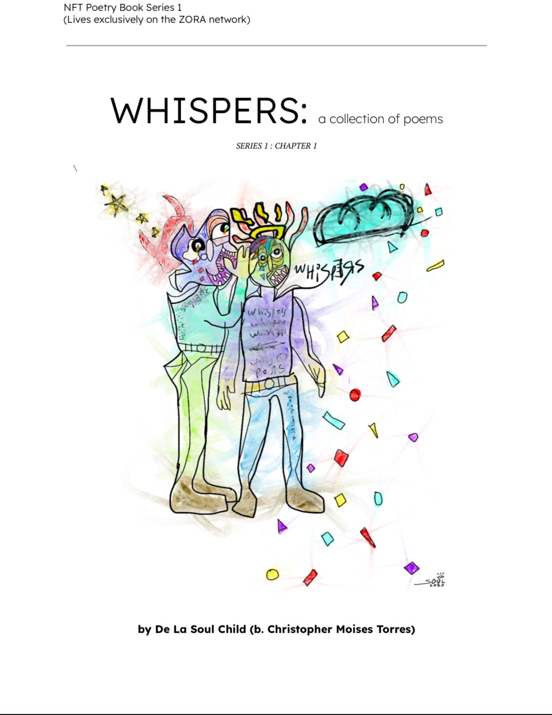 WHISPERS Series 1: a NFT Poetry Book Series by De La Soul Child | by De ...