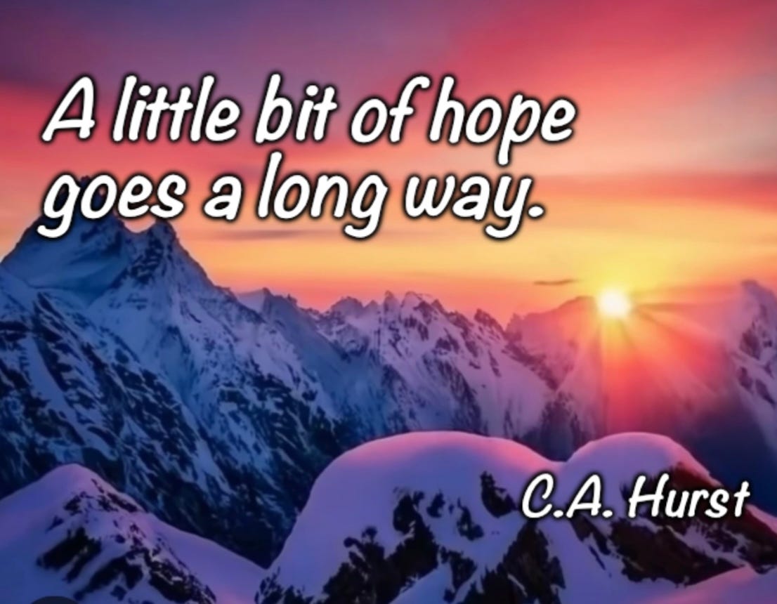 A little bit of hope - C. A. Hurst - Medium