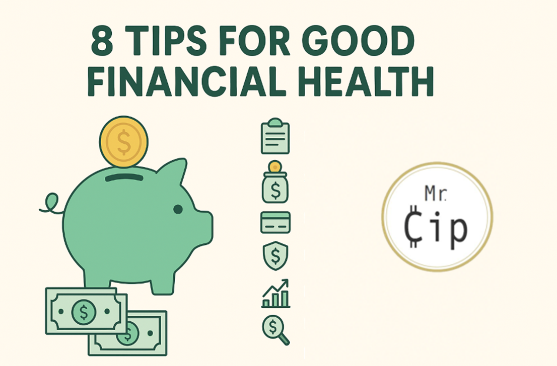 8 Tips for Good Financial Health. Save a portion of what you earn. | by ...