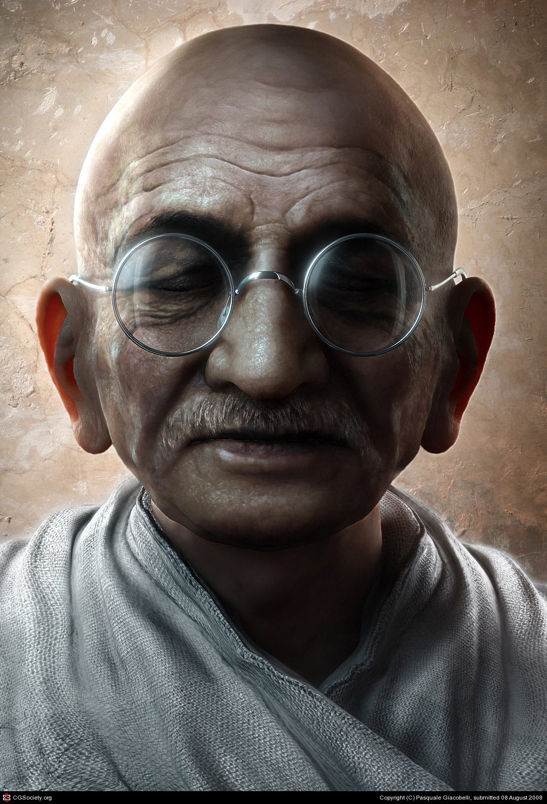 The Great Soul. Mahatma Gandhi | by Saurabh | ILLUMINATION | Medium