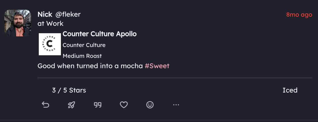 Adding a Checkins System to Sharkey | by Nick Felker | Feb, 2025 | Medium