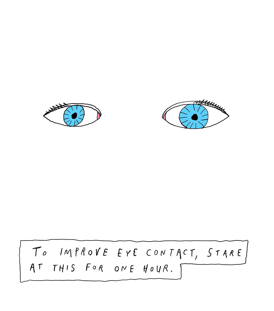 Eye Contact. Notes on life | by Liana Finck | The Awl | Medium