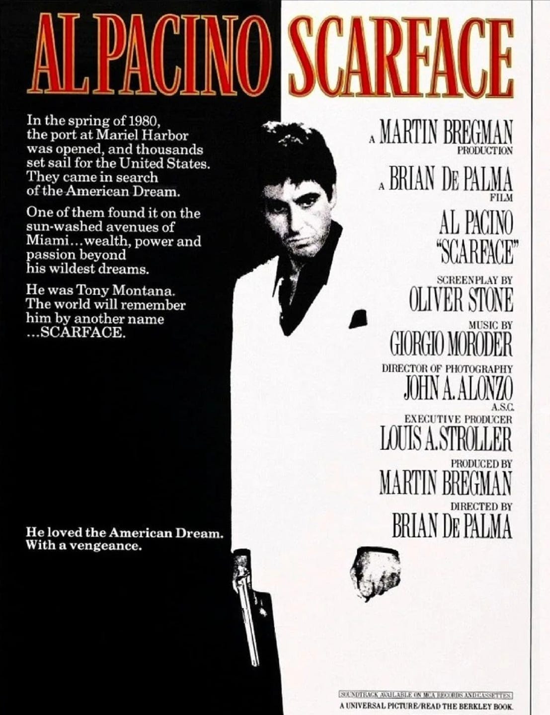 MOVIE REVIEW: SCARFACE (1984). Genre: action, gore | by Karthik Govil ...
