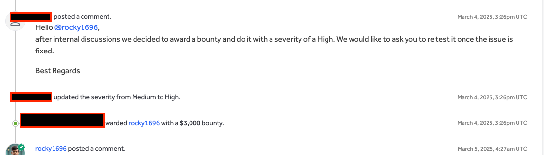 How I Earned $3000 From HTML Injection to Blind XSS: My Journey in a Live Bug Bounty Event | by ...