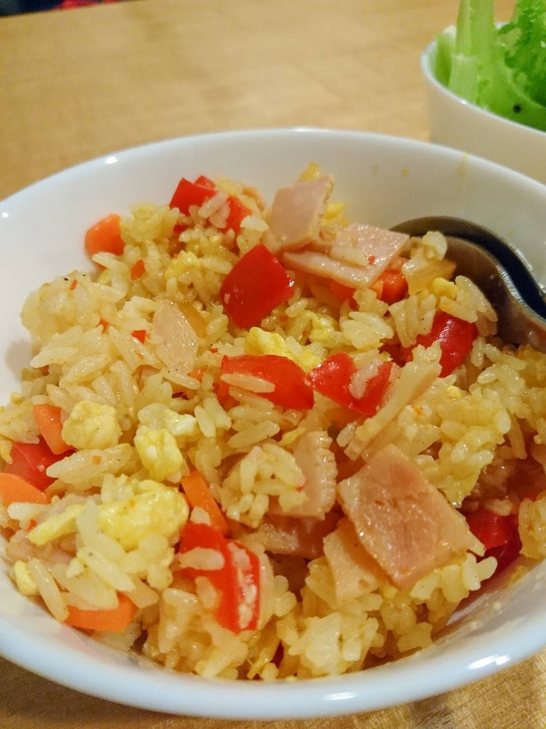Fried rice with Suki sauce | ข้าวผัดซอสสุกี้ | by Bantita's review ...