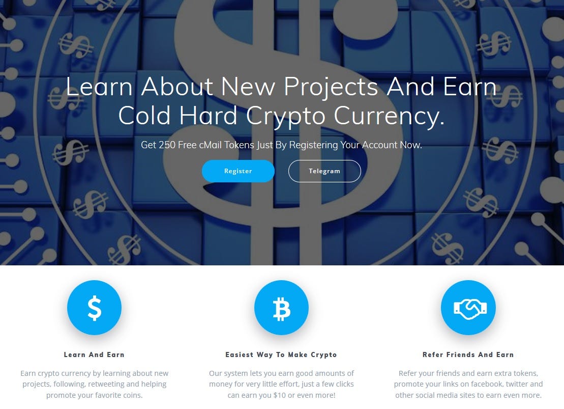 Crypto Email Lets You Earn $100 Or More Of Cryptocurrency By Completing ...