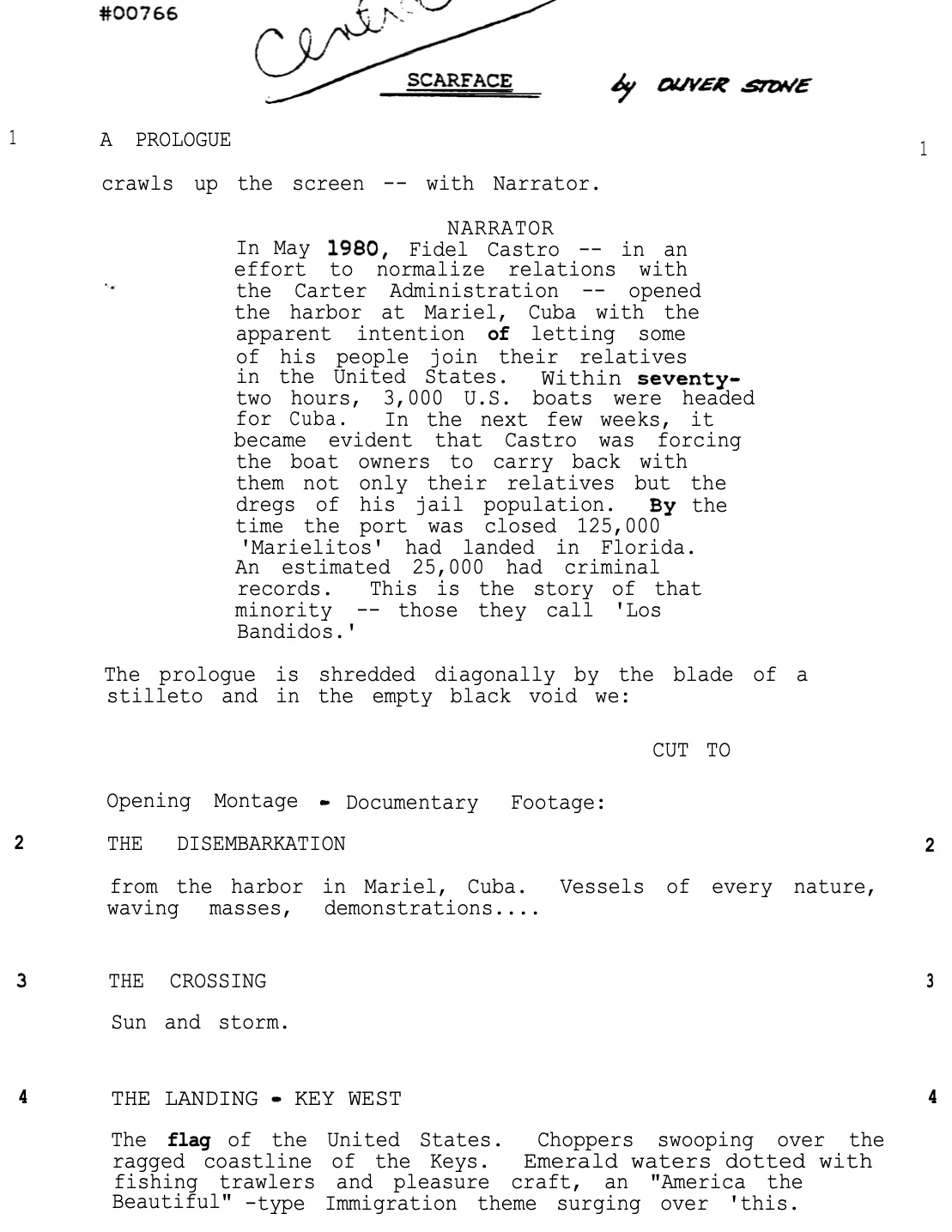 Page One: “Scarface” (1983) - Go Into The Story