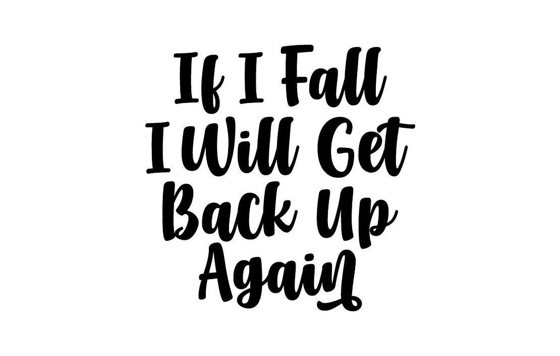 Get Back Up Again. It’s not your fault if you and your… | by Olly ...