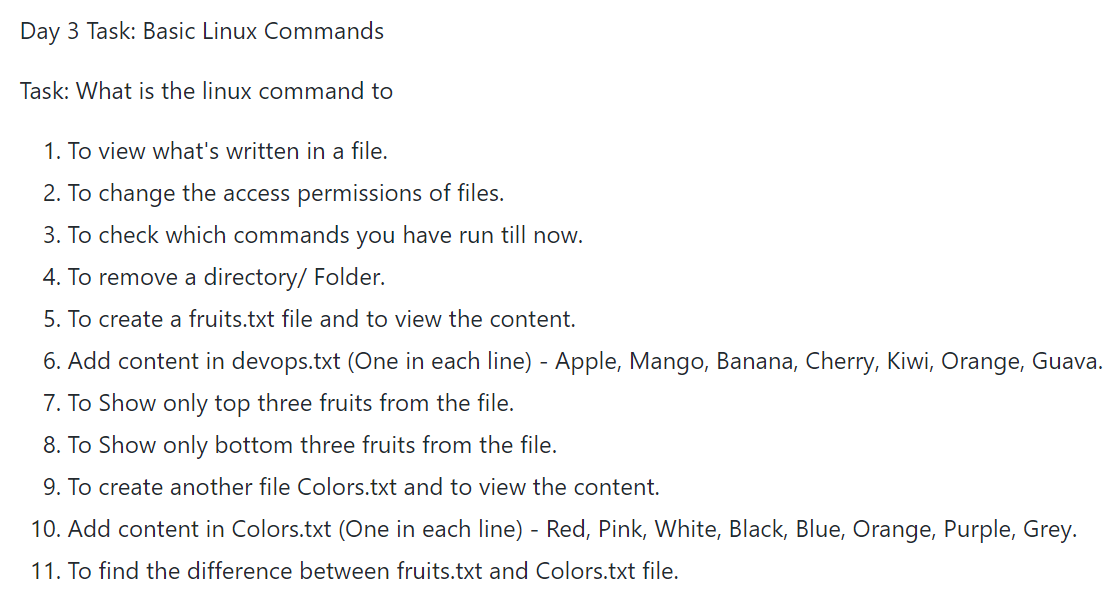 Day 3of #90DaysofDevops🌻. This is #90DaysofDevops challenge under… | by ...