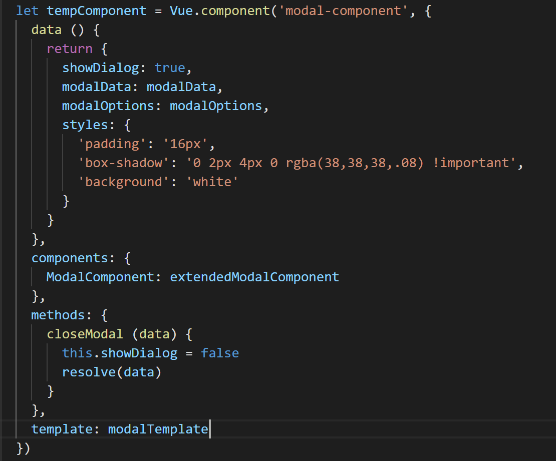 Vuejs Typescript Best Practices 1 How To Create A Modal Service In Vuejs That Is Handling 3404