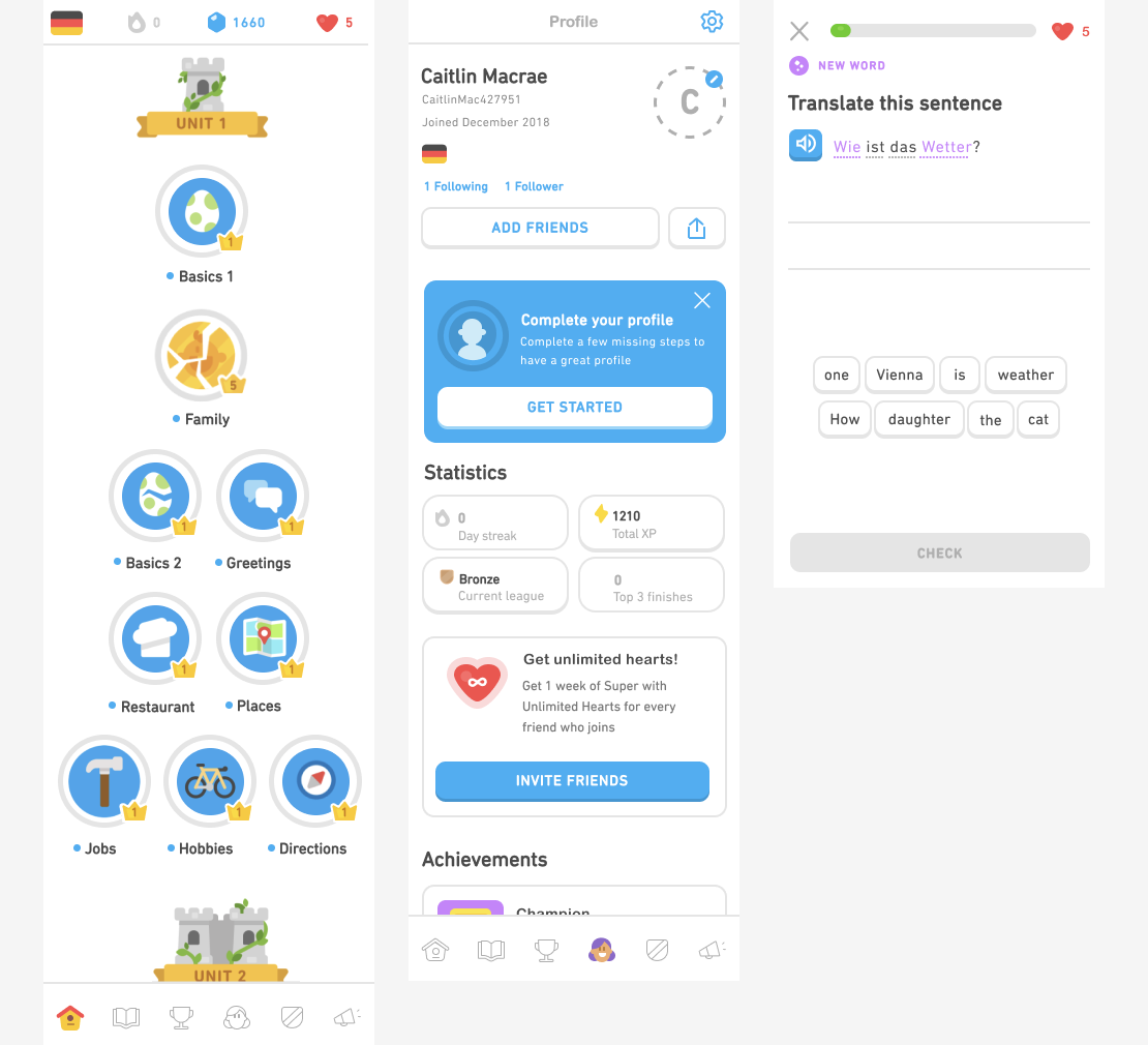 Duolingo Reimagined. Here we question if the video-game… | by Caitlin ...