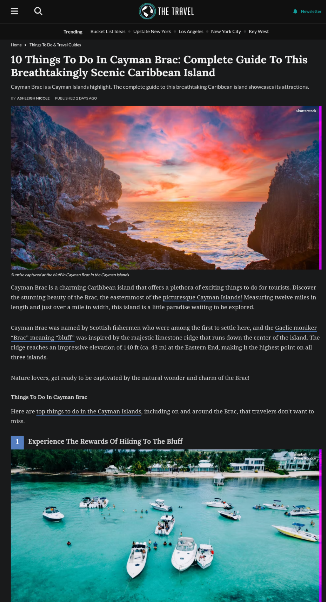 Brand New Travel Guide for Cayman Brac Published on The Travel | by ...