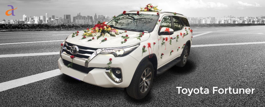 Fortuner booking for wedding price - Toyota Fortuner Rental - Medium
