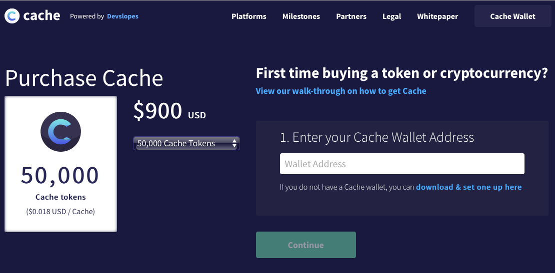 Cache FAQ: Do I need to be a Coinbase user to buy Cache with Coinbase ...