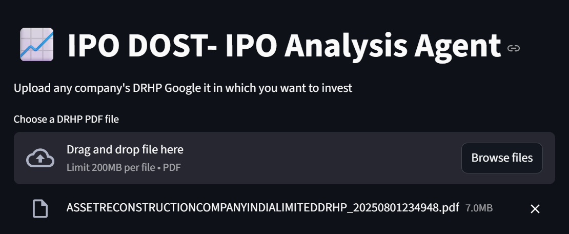 IPO DOST : AI POWERED IPO ANALYSIS AGENT | by Ravi Kumar | Medium