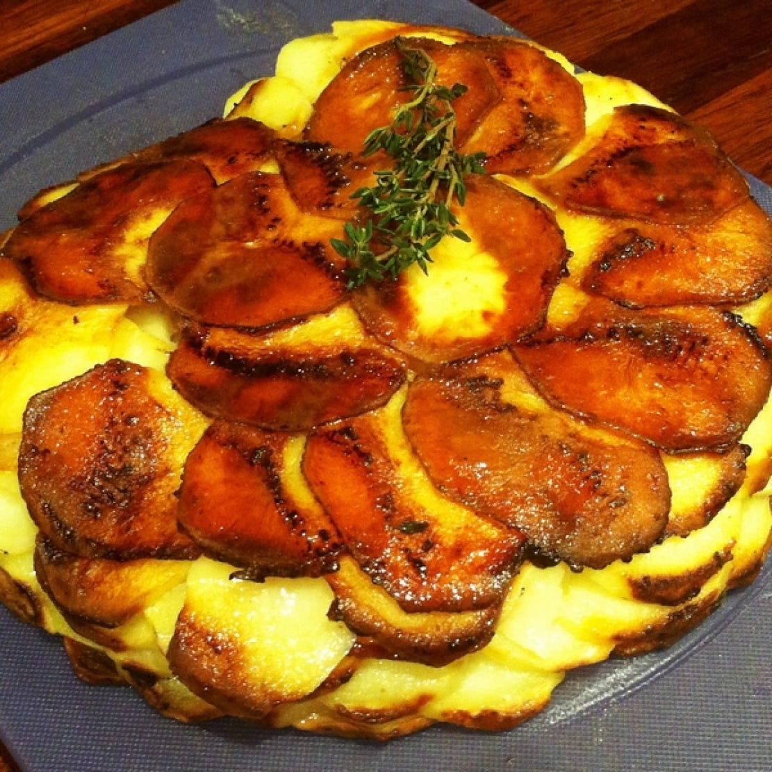 Roast Rib of Beef and Potato Cake - All Recipes - Medium