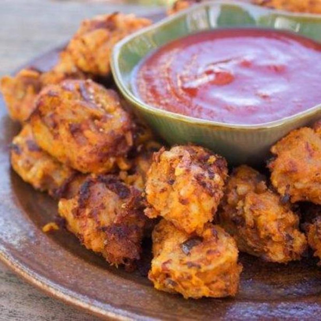 Loaded Sweet Potato Tots Recipe - All Recipes - Medium