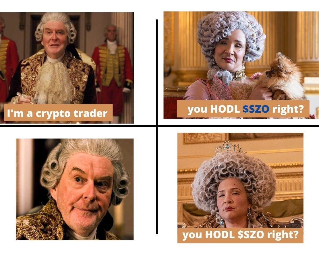 Good things come to those who #HODL $SZO Meanwhile, Traders should take ...