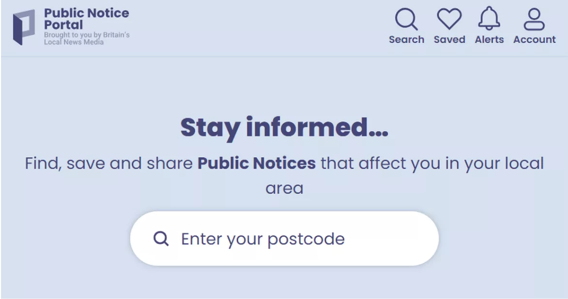 Award-winning portal helping bring public notices to younger audiences ...