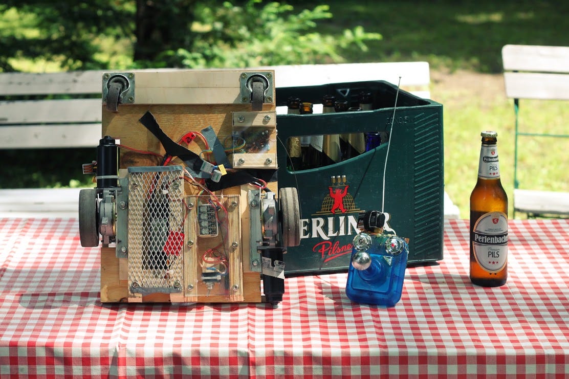 A Remote-Controlled Beer Crate | by Hackster Staff | Medium