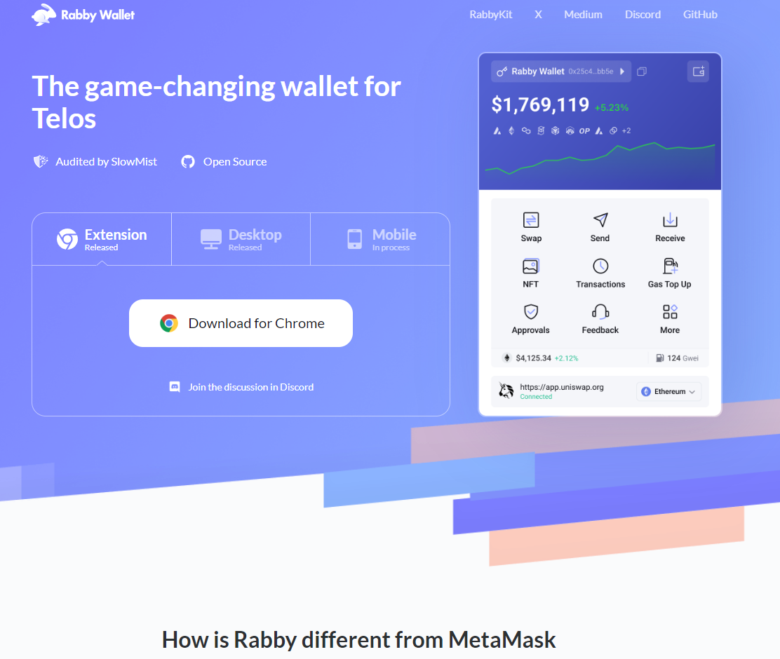 RABBY WALLET- The Multi-chain experience | by ByteDegen | Medium