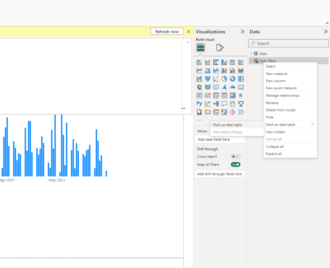 Set up a Date Table in Power BI!. A Date table also called a ‘Calendar ...