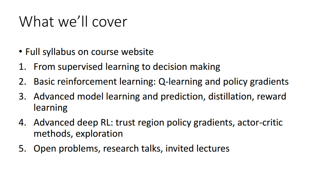 [ RL ] CS 294: Deep Reinforcement Learning —(1) Introduction and course overview | by peter_yun ...