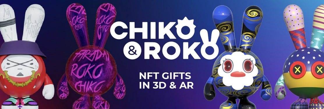 Chiko & Roko New NFT art toy every day - Oleg Martyanov - Medium