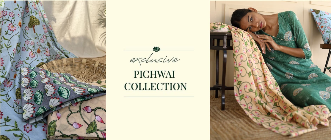 Buy Pichwai Print Fabrics | Pichwai Print Designs | Symplico - Symplico ...