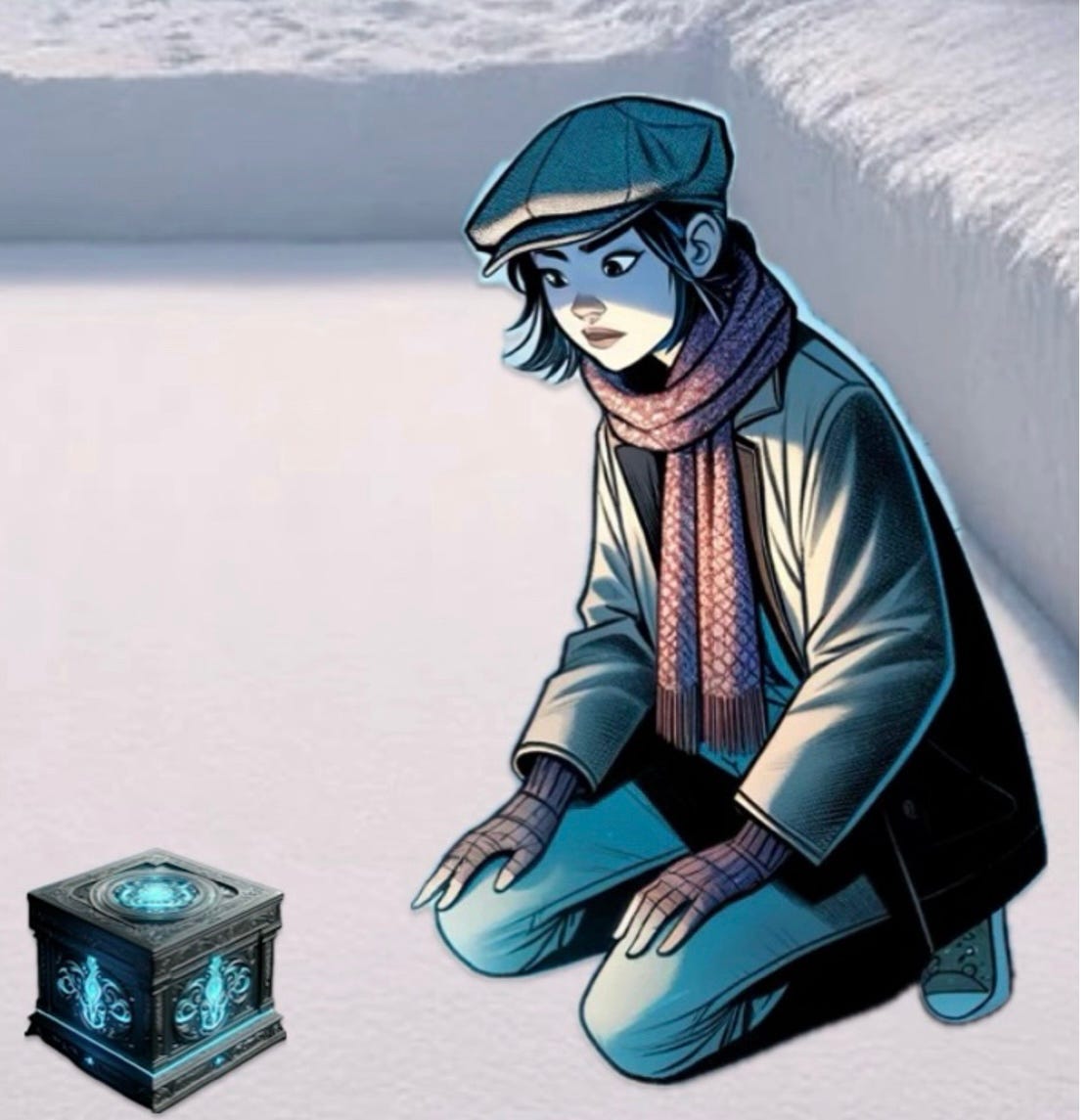 The Small Box. AI generated images, Freeform, & iPhone | by Jason L ...