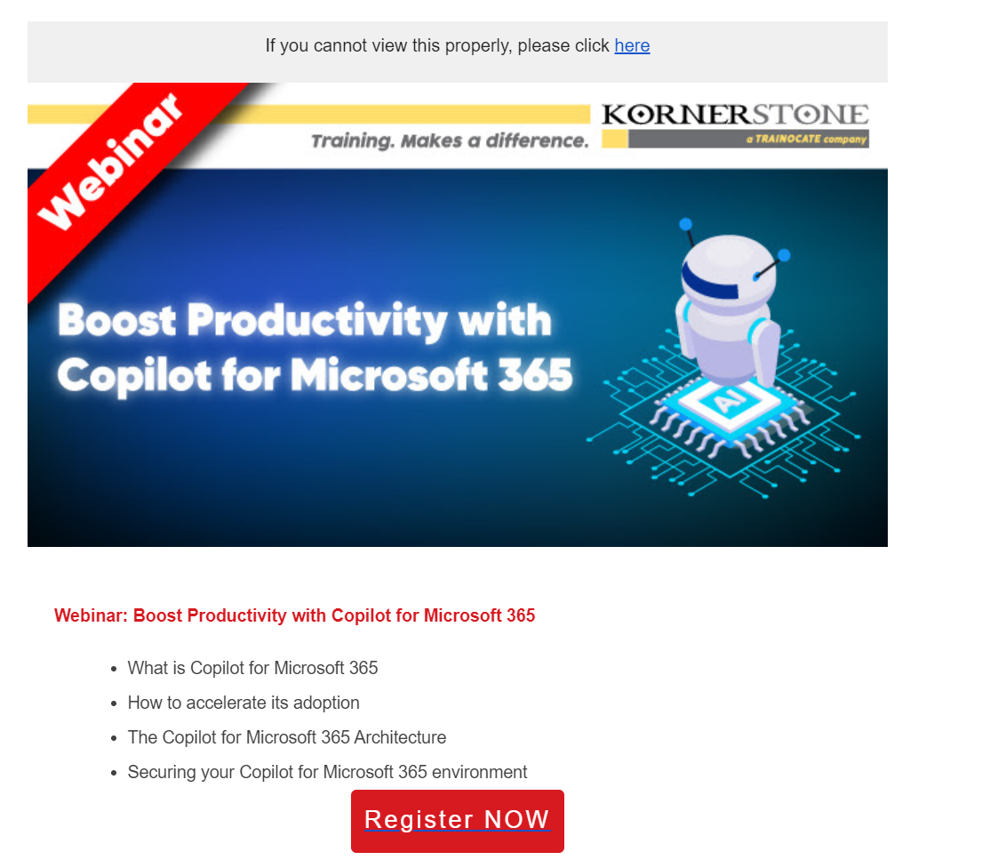Free Webinar Boost Productivity With Copilot For Microsoft 365 Kidd