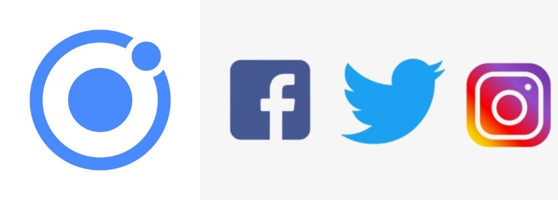 Facebook Twitter Instagram Icons Vertical