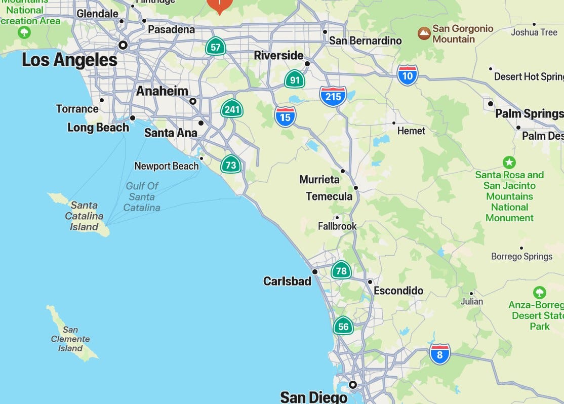 California Traffic Map