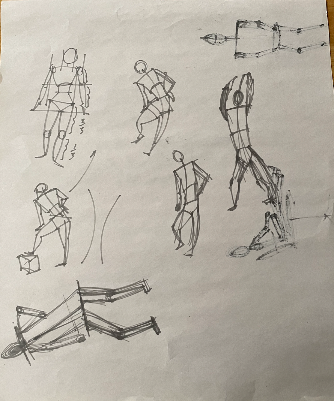 Gesture Drawing Examples