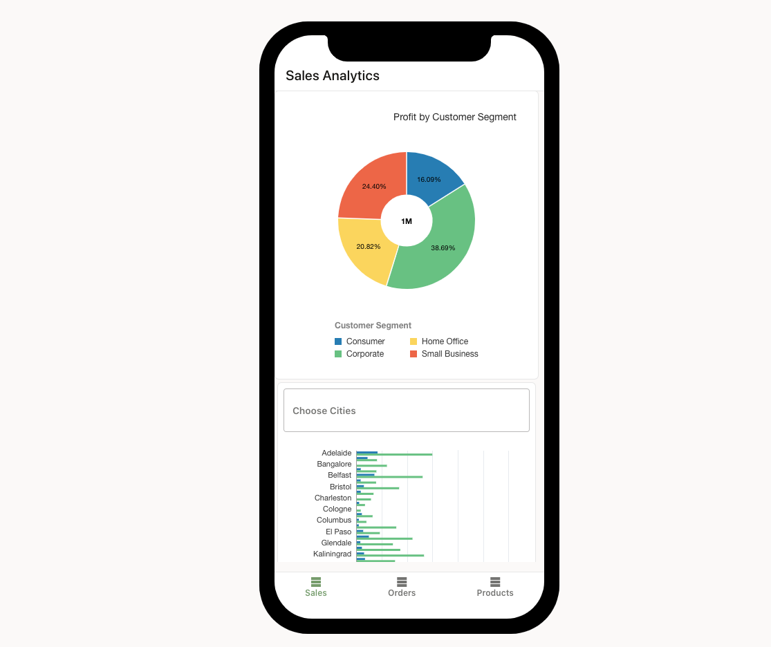 Visual Builder Component for Oracle Analytics — Part 5 — Mobile | by Mike Durran | Medium