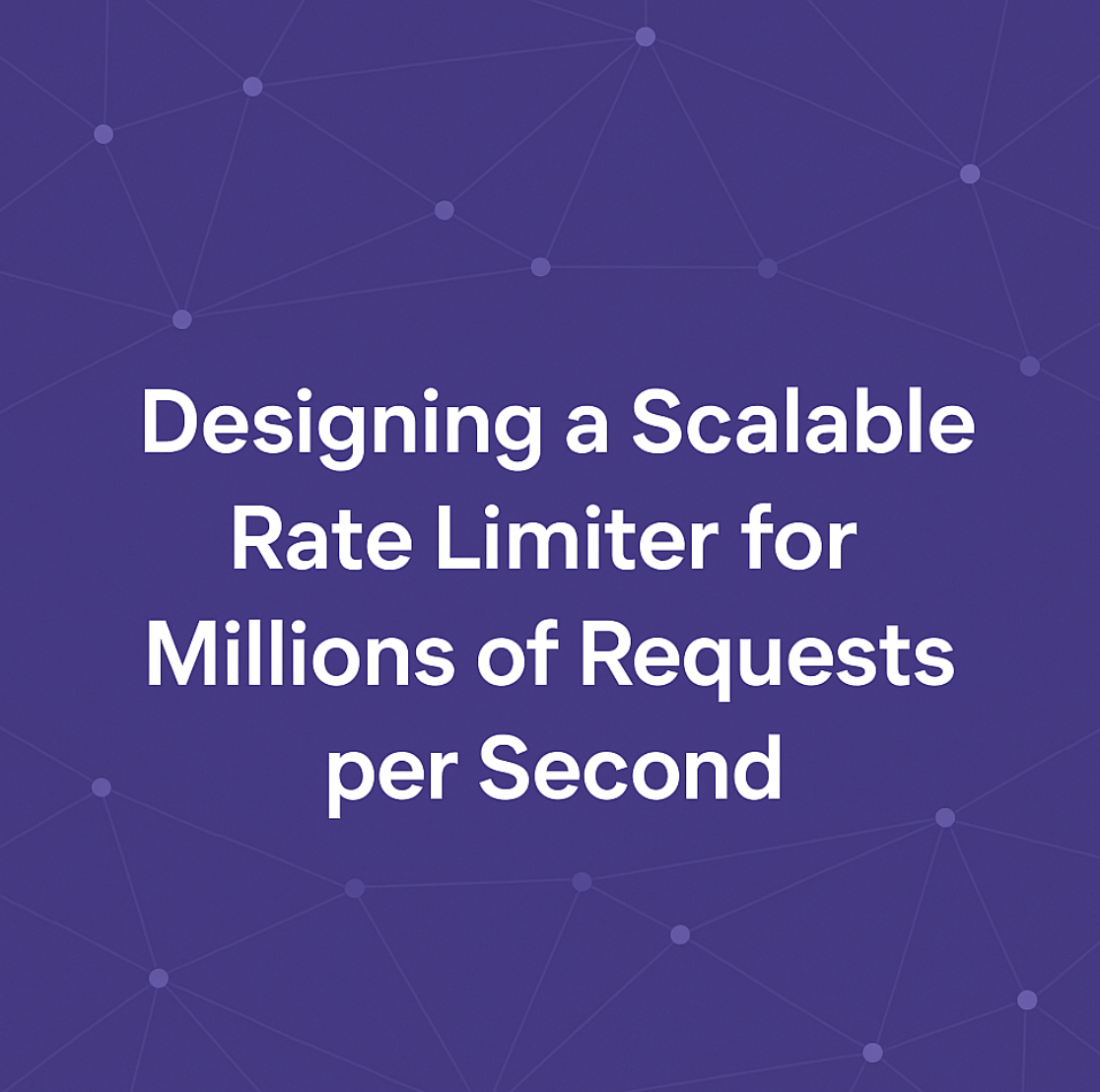 Designing a Scalable Rate Limiter for Millions of Requests per Second ...