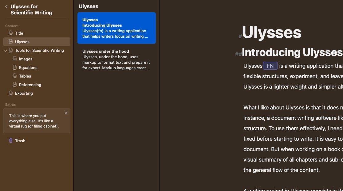 Ulysses for Scientific Writing. 1 Preamble | by Ahmed Khamassi | Medium