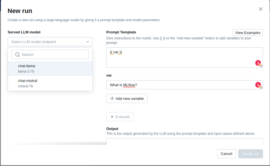 How to evaluate two Open LLM Models in MLflow using a single endpoint ...