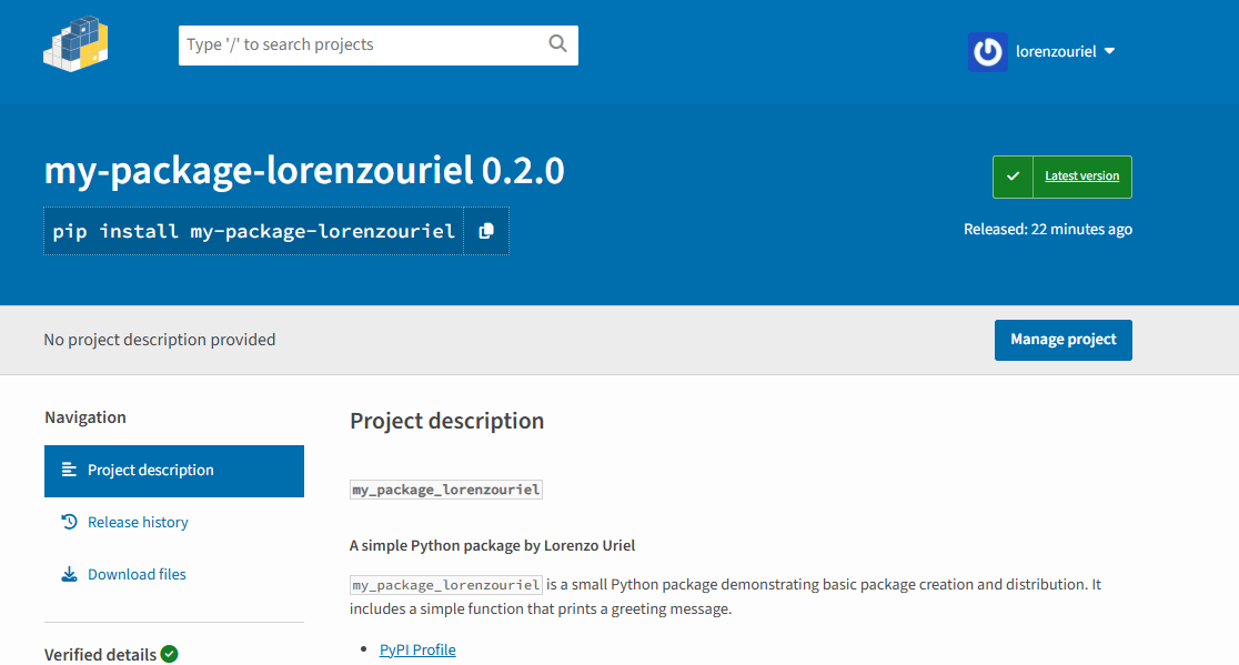 How to Create and Publish Your First Python Package on PyPI | by ...