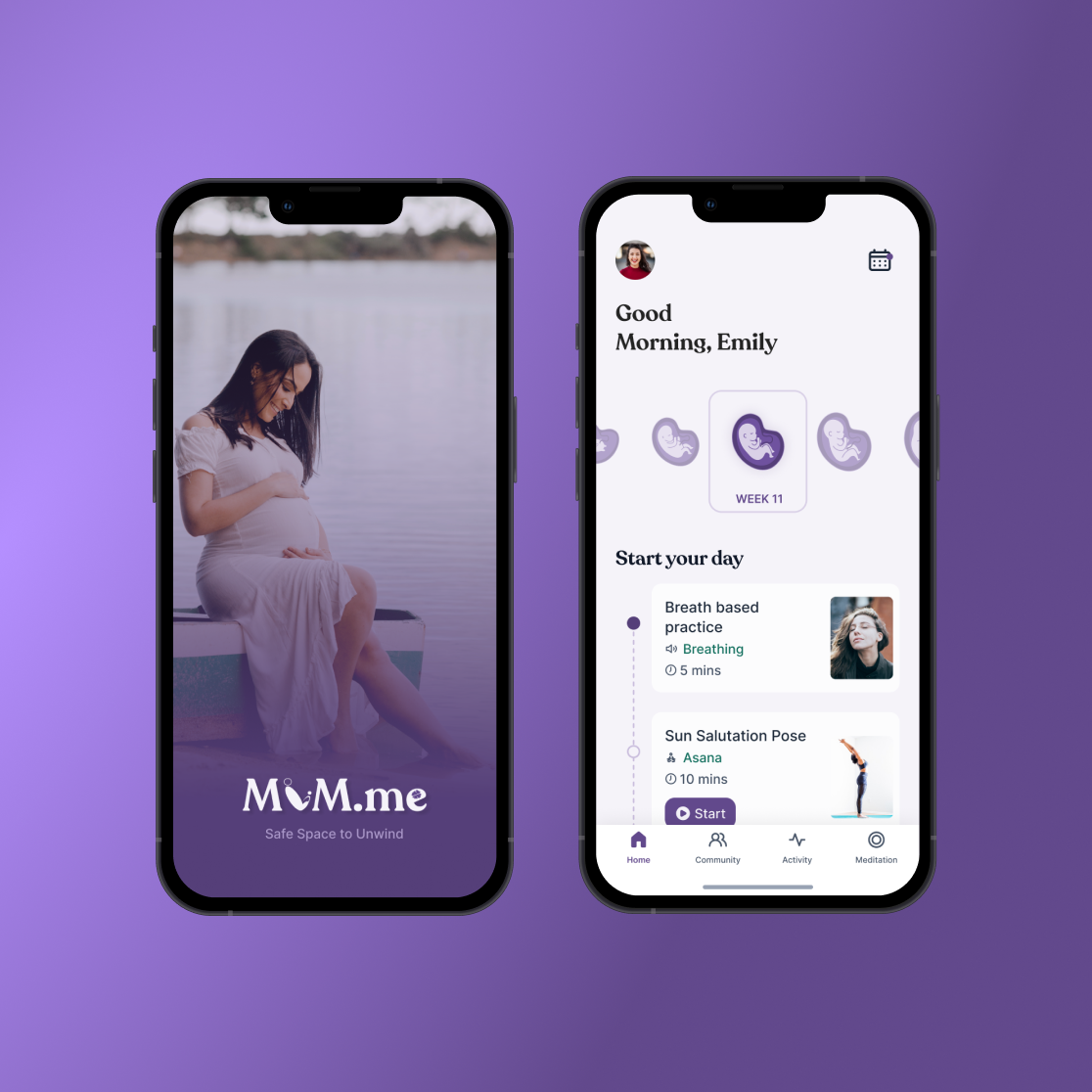 Mum.me: Mental well-being App for pregnant women | by Henil Kajavadra ...