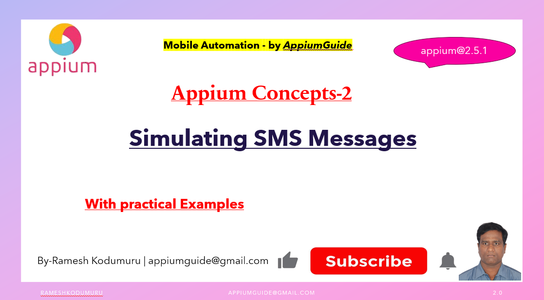 #92.Appium Concepts: Simulating “SMS Messages” Using Appium in-built Command. | by "Appiumguide ...