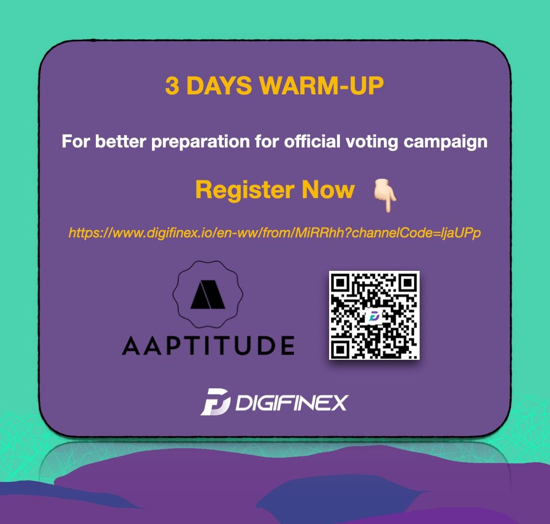 DigiFinex 3 DaysWarmup — — AAPT. How do I vote for AAPT? 1. Register… | by AAptitudeToken ...