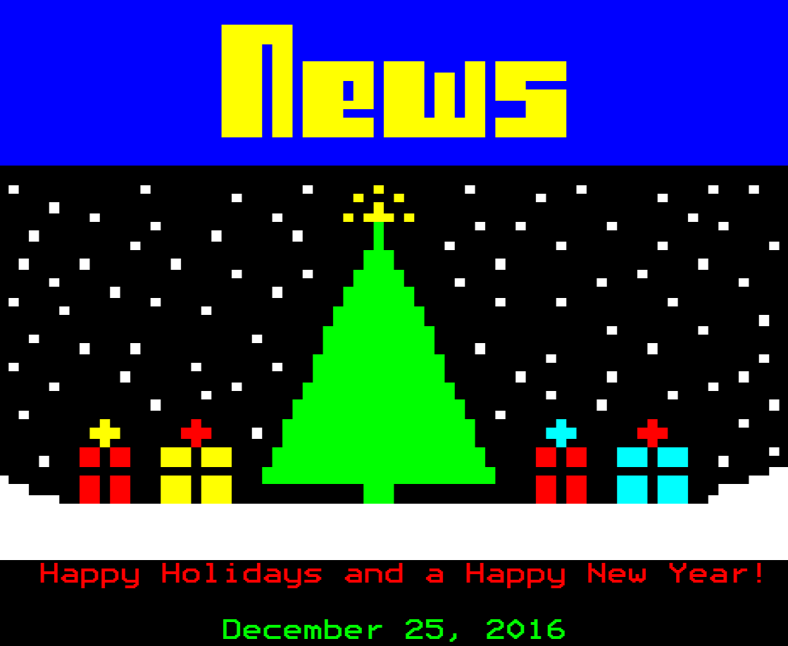 December 25, 2016. Merry Christmas! | by Heather Rasley | Teletext News ...