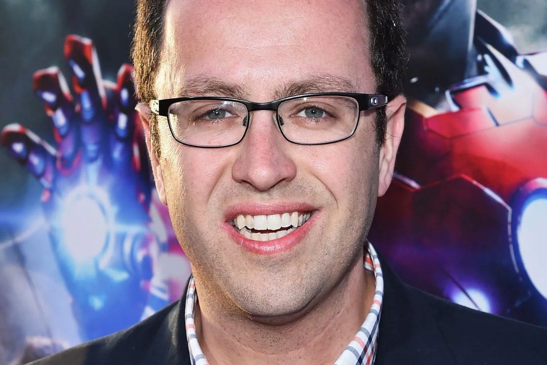 From the Depths of Disgrace. Jared Fogle Emerges from the Depths of ...