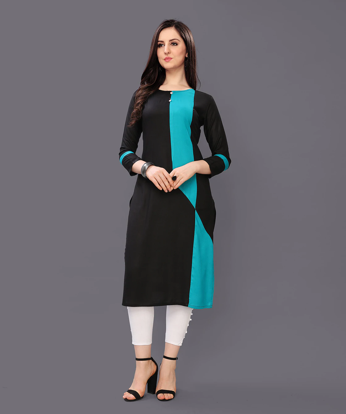 Ethnic Black Color Kurtis For Indian Women At Best Price | by ...